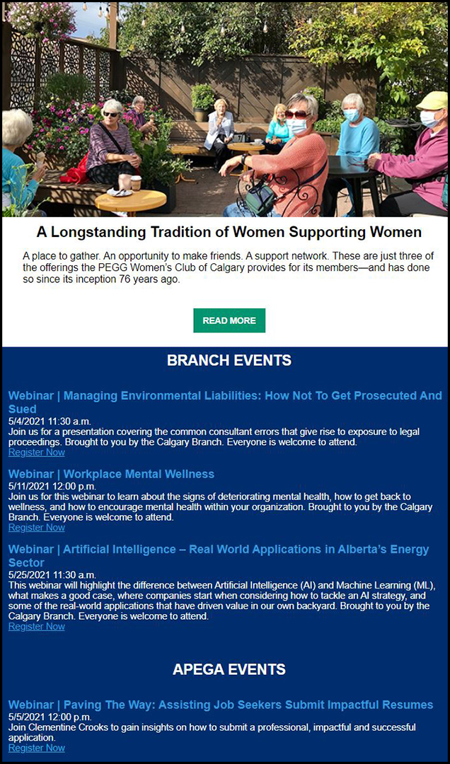 ePEG Newsletter | APEGA